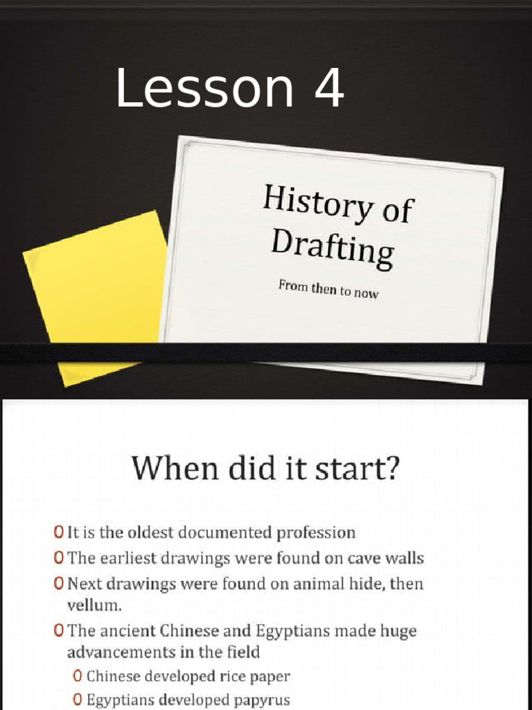 Lesson 4 History of Drafting | PDF