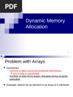 Dynamic Memory Allocation of 2D Array in C | PDF | Pointer (Computer ...
