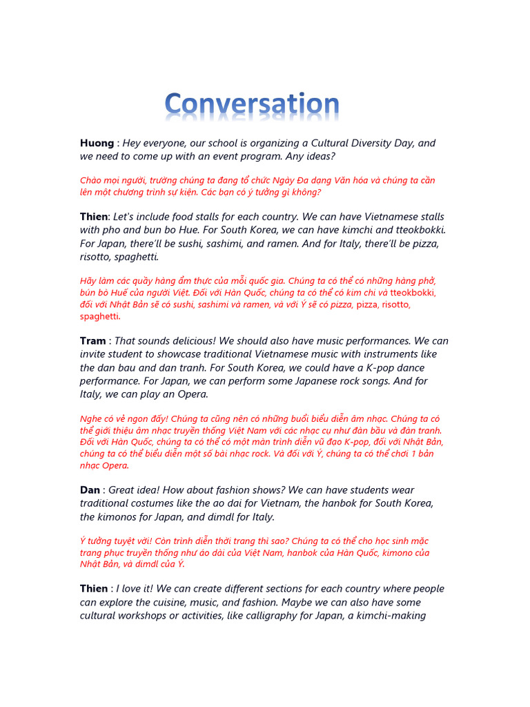 Conversation 1 | PDF
