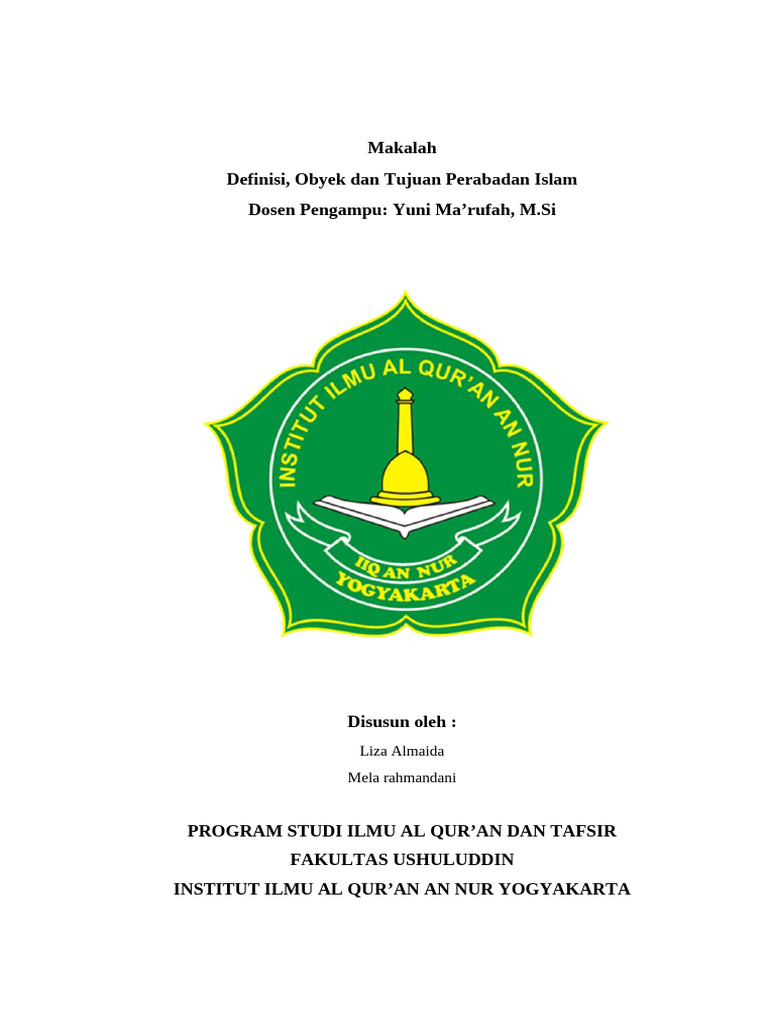 Definisi dan Kondisi Peradaban Pra-Islam | PDF | Agama & Spiritualitas