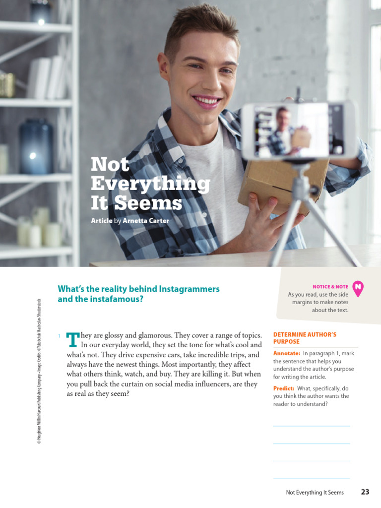 Not Everything It Seems | PDF