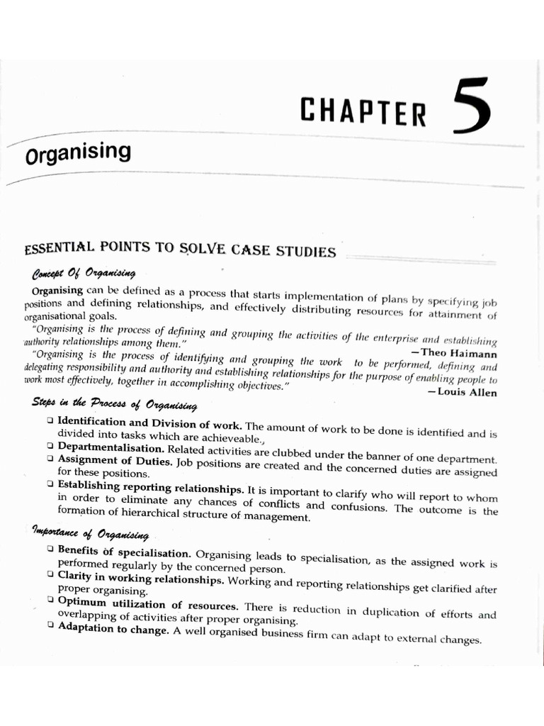 Organising | PDF