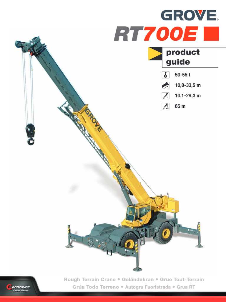 RT700E Product Guide T. 10,8-33,5 M. 10,1-29,3 M. 65 M PDF | PDF