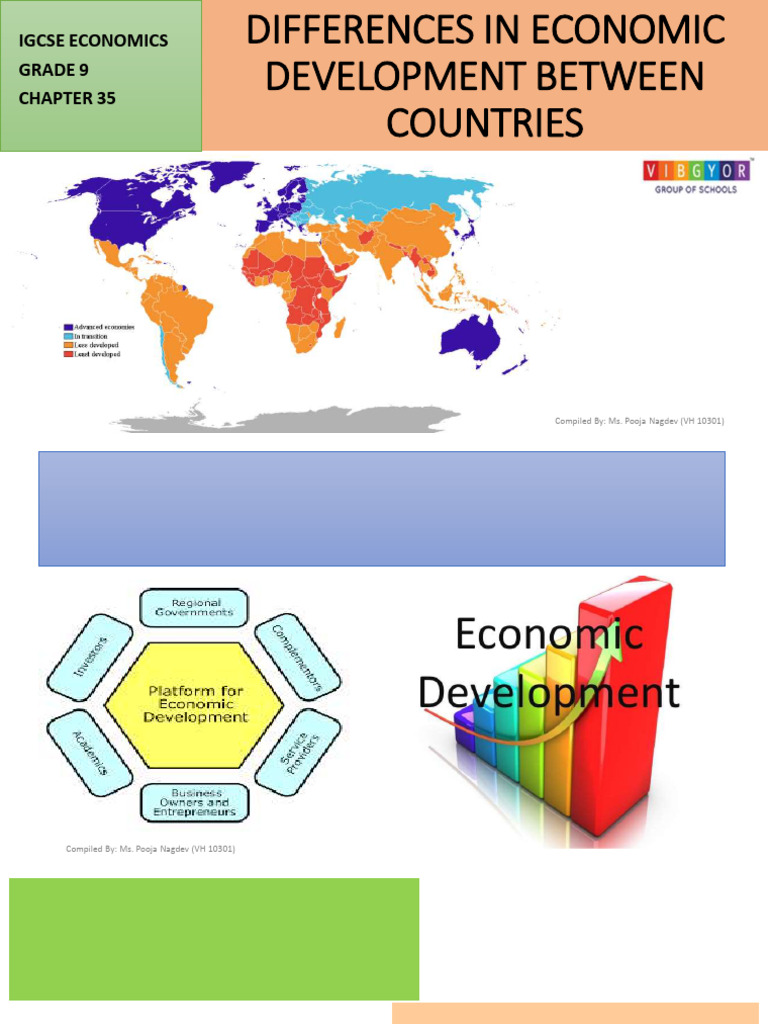 Unit 5.4 Differences in Economic Development Between Countries | PDF ...