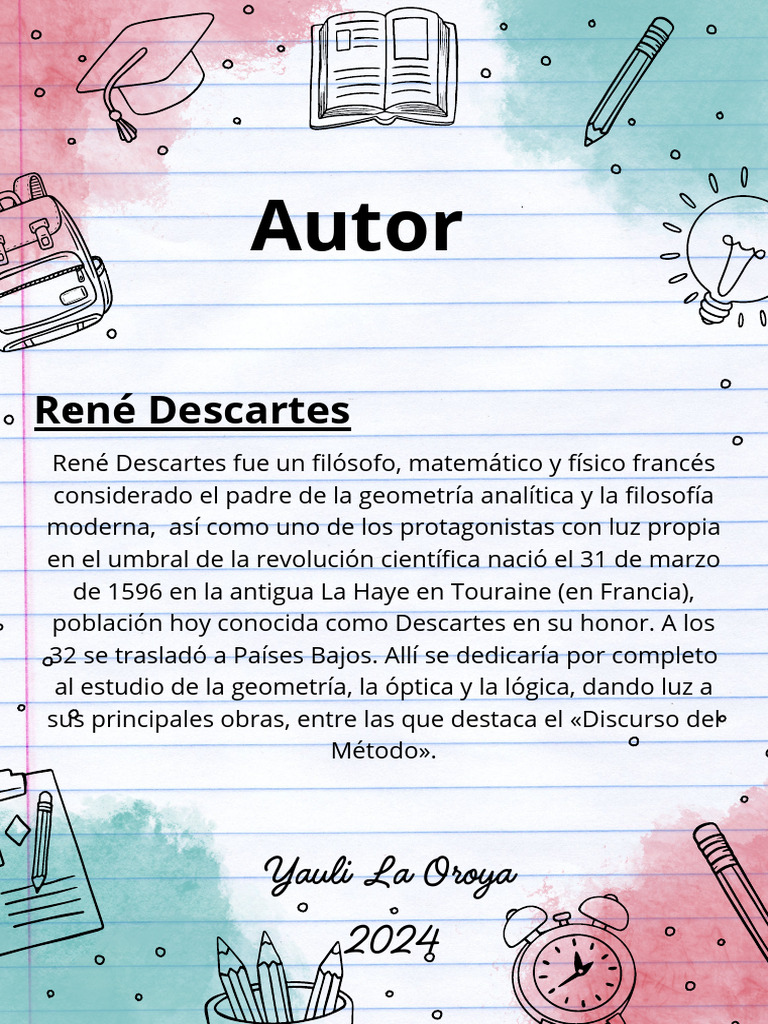 Documento A4 Portada Carátula de Propuesta Creativa Doodle Acuarela ...