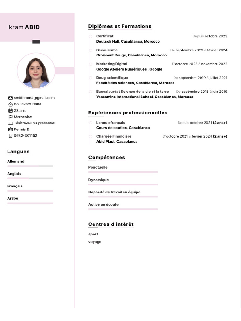 CV-Ikram-Abid 2 | PDF
