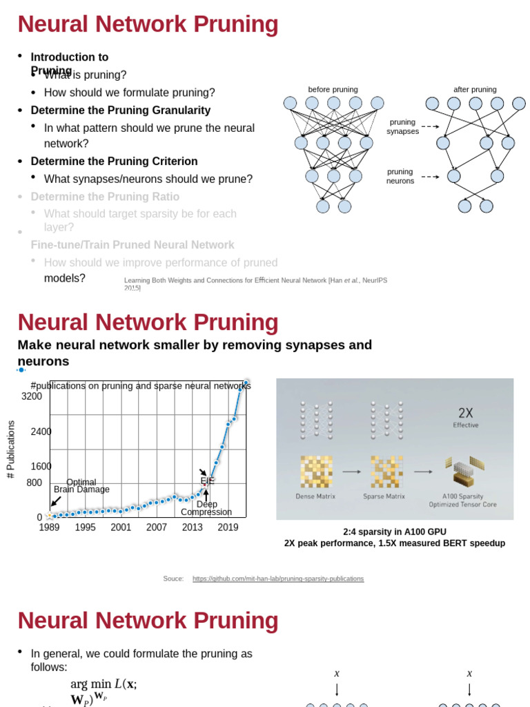 ML System Optimization Lecture 11 Pruning Again | PDF | Deep Learning | Artificial Neural Network