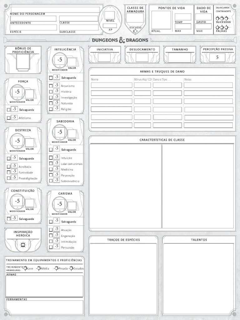 Ficha DND 2024 | PDF