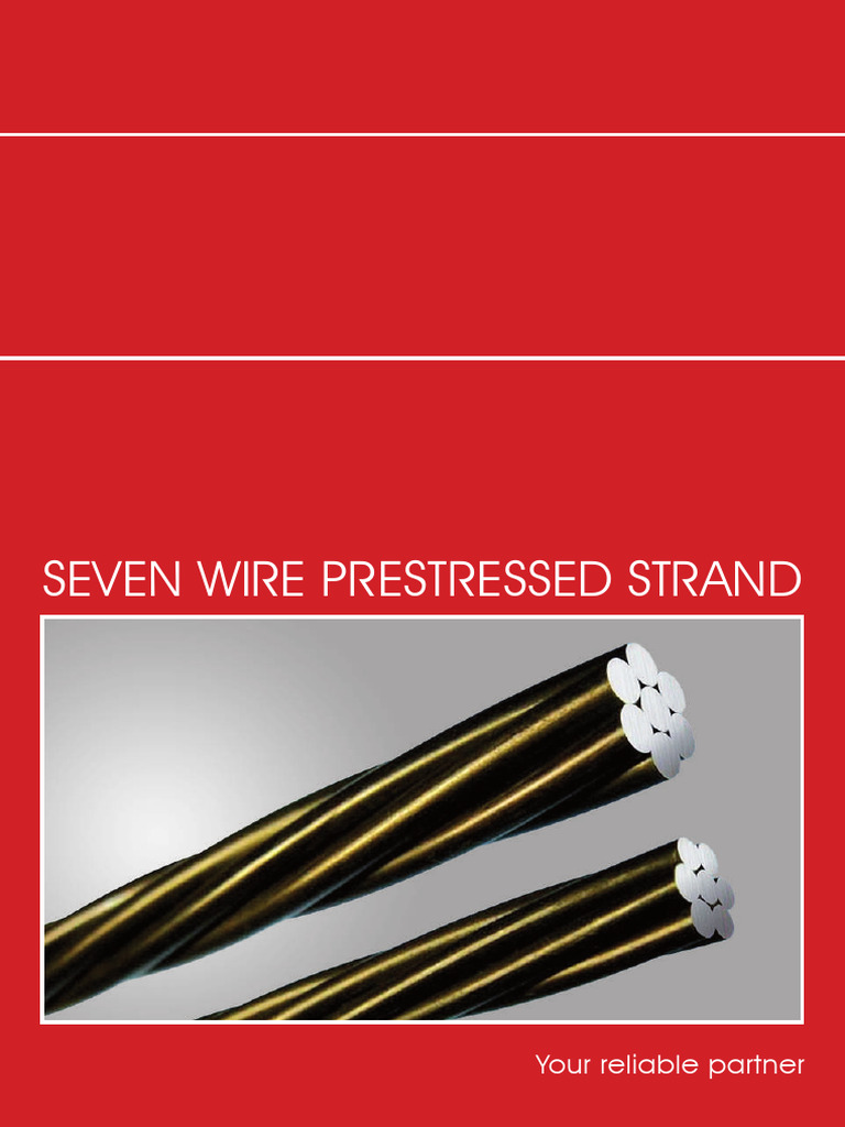 MKD Brochure PC Strand ENG | PDF | Strength Of Materials | Prestressed ...