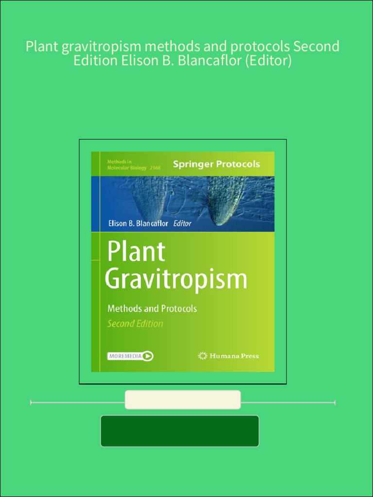 Where Can Buy Plant Gravitropism Methods and Protocols Second Edition ...
