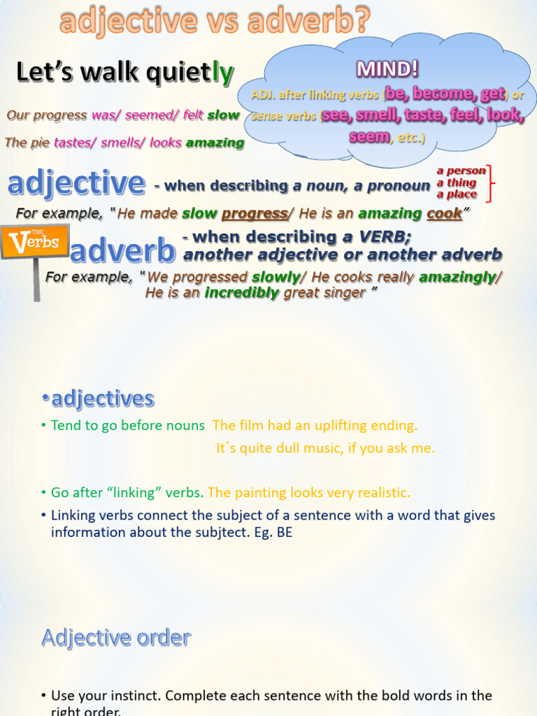 Introduction Adverbs and Adjectives | PDF | Adjective | Adverb