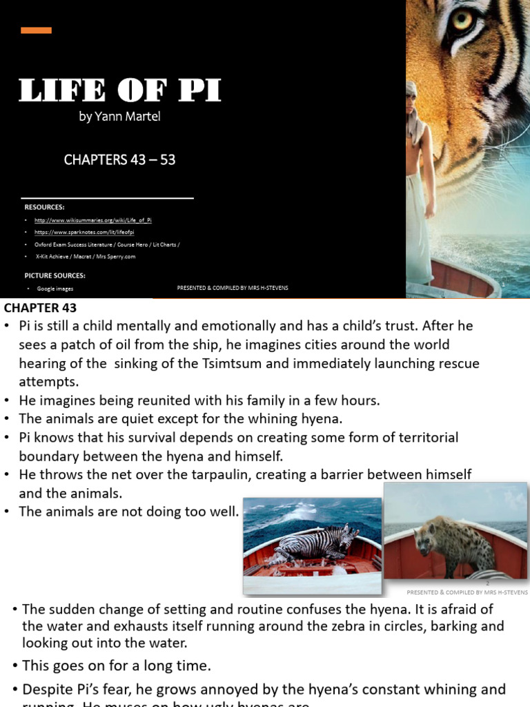 5 Life of Pi Chapters 43-53 | PDF | Sympathy | Tiger