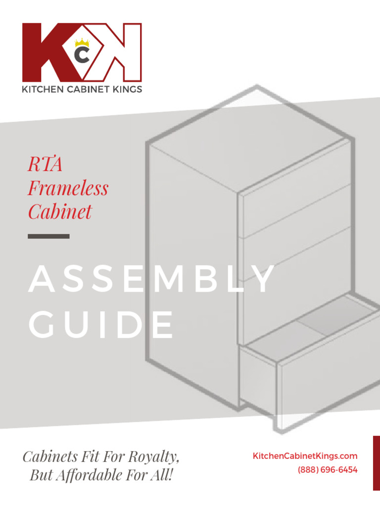 Frameless Cabinet Assembly Guide | PDF