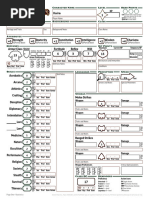 Starfinder 2e Character Sheet | PDF | Role Playing Games