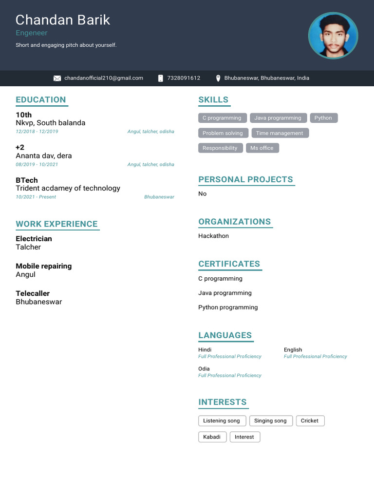 Chandan's Resume | PDF