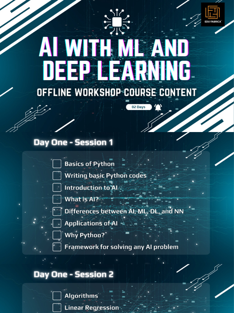 Ai ML With Deep Learning | PDF