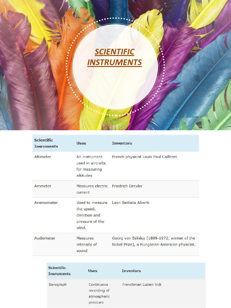 Scientific Instrument | PDF