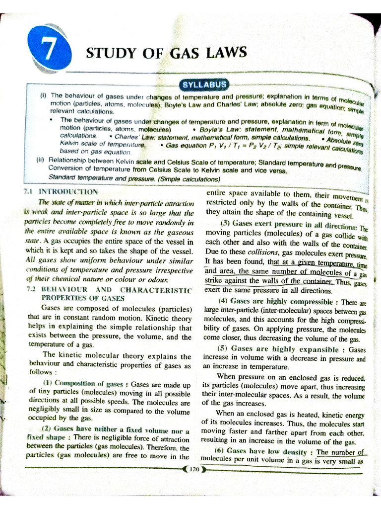 Gas Law | PDF