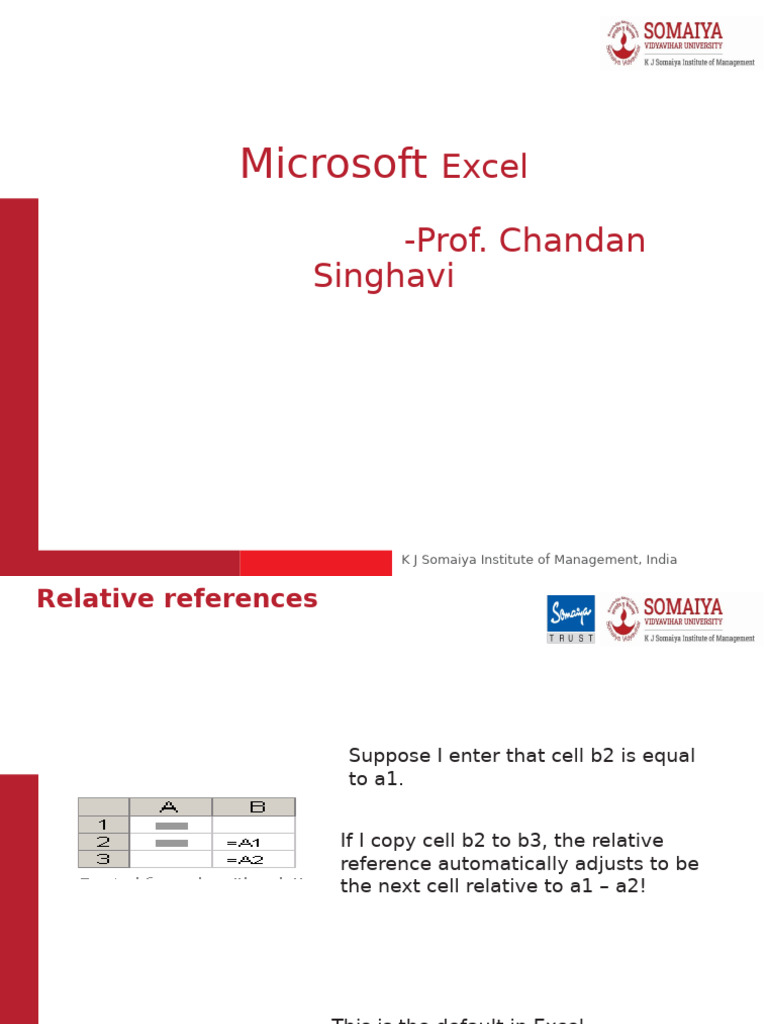 2.Advanced Excel for Decision Making_PPT | PDF | Data Management | Software Engineering