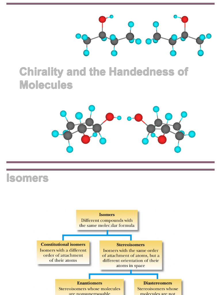 Understanding Enantiomers and Chirality | PDF | Chirality (Chemistry ...