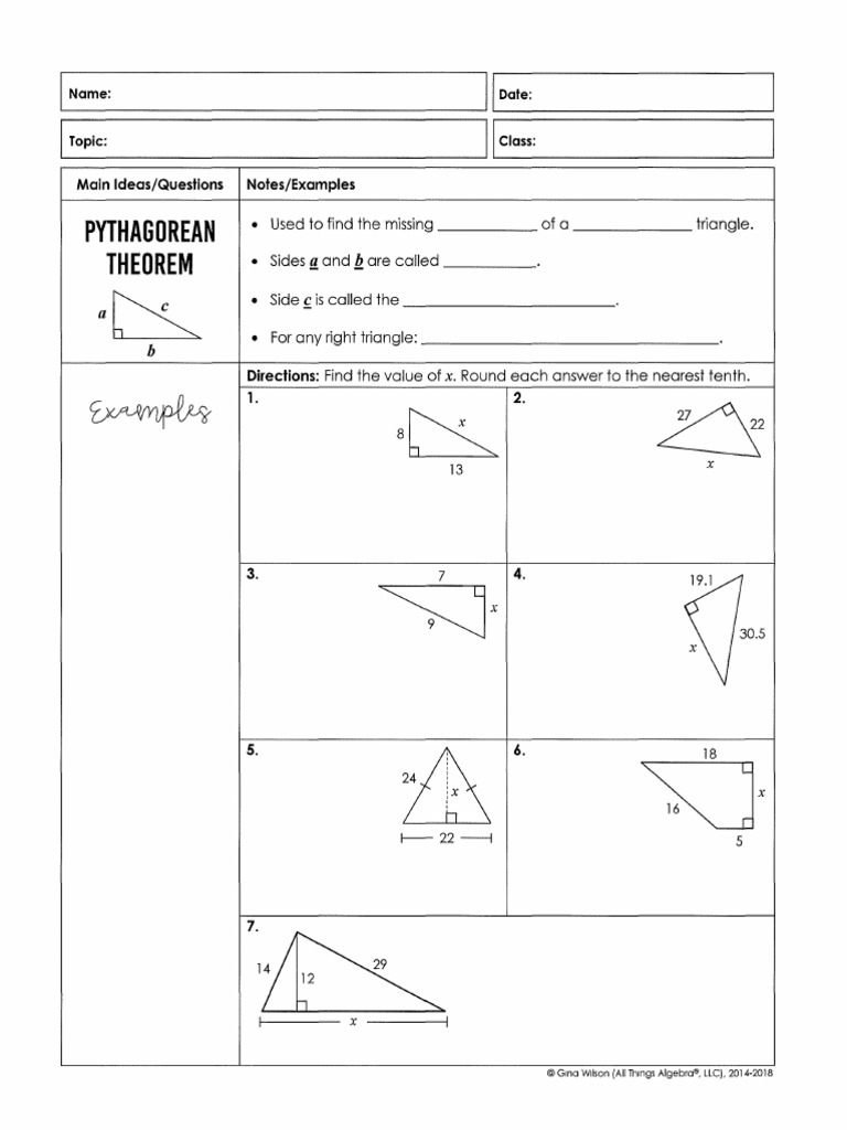 Pythagorean Theorem | PDF