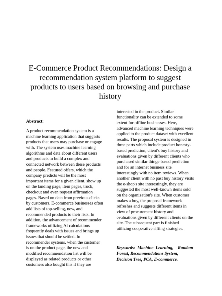 ML CA1 Ecommerce | PDF | Coefficient Of Determination | Mean Squared Error