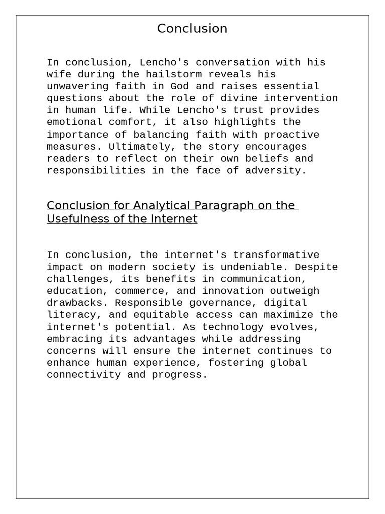 Faith vs. Action & Internet Impact | PDF