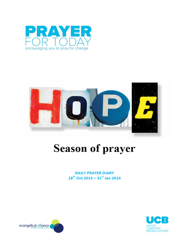 PFT - HOPE Season of Prayer WORD | PDF | Prayer | Jesus