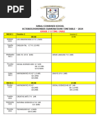 June Exam Invigilation - Timetable - G.E.T 2025 | PDF