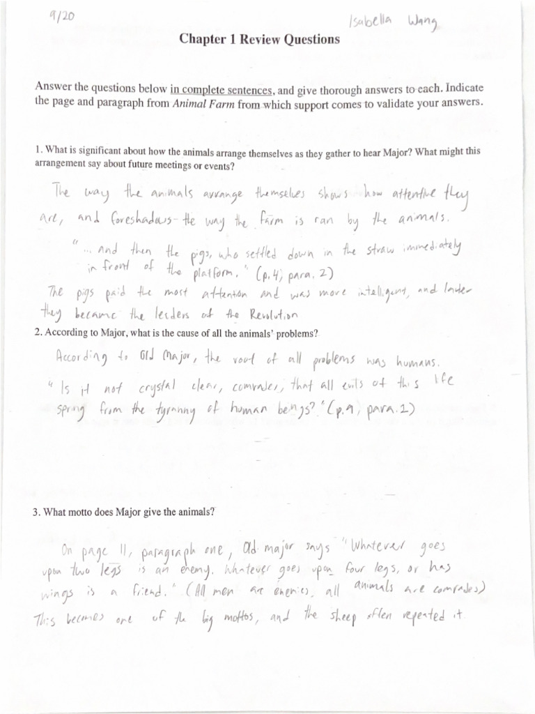 Chapter One Review 1 | PDF