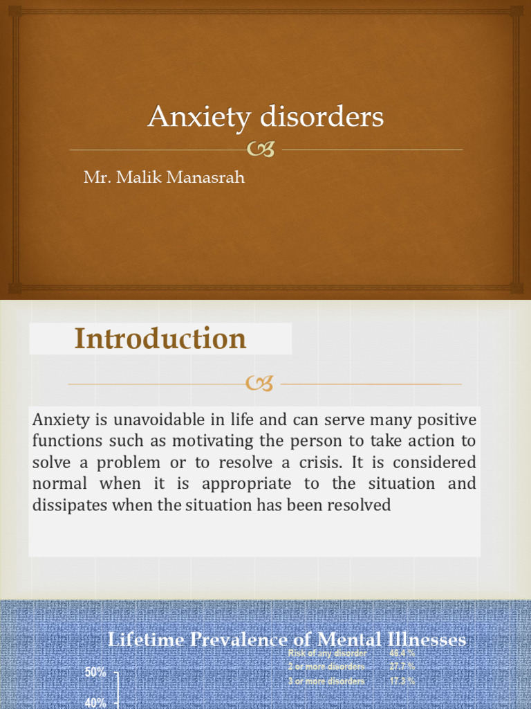 Anxiety Disorder | PDF | Anxiety | Obsessive–Compulsive Disorder