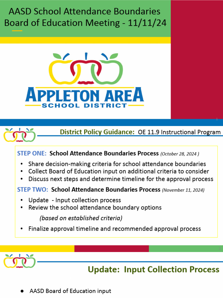 School Attendance Boundaries - 11 - 11 BOE Meeting | PDF
