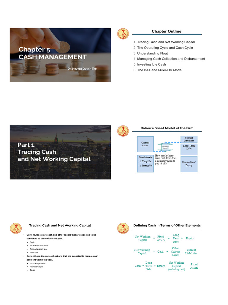 CF2_Chapter 5 Cash Management | PDF | Accounts Payable | Equity (Finance)