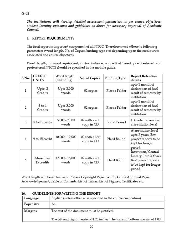 NTCC Guidlines For Student | PDF | Citation | Paragraph