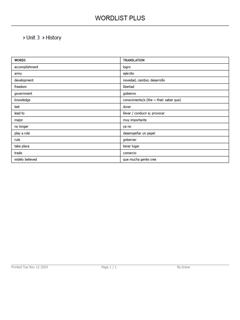 Unit 3 History | PDF
