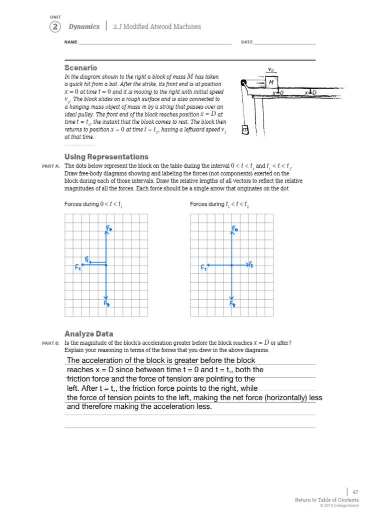 2J Modified Atwood Machines | PDF | Mechanical Engineering | Mechanics