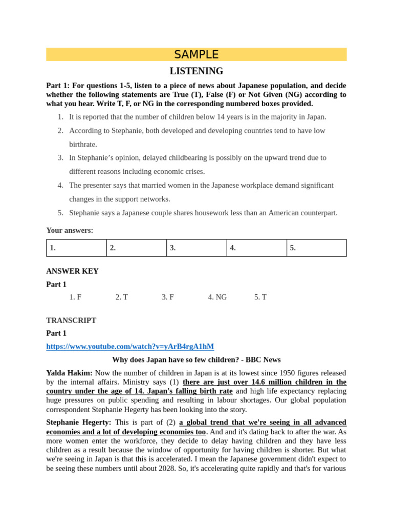 Japan's Declining Birth Rate Explained | PDF | Taxes | Poverty