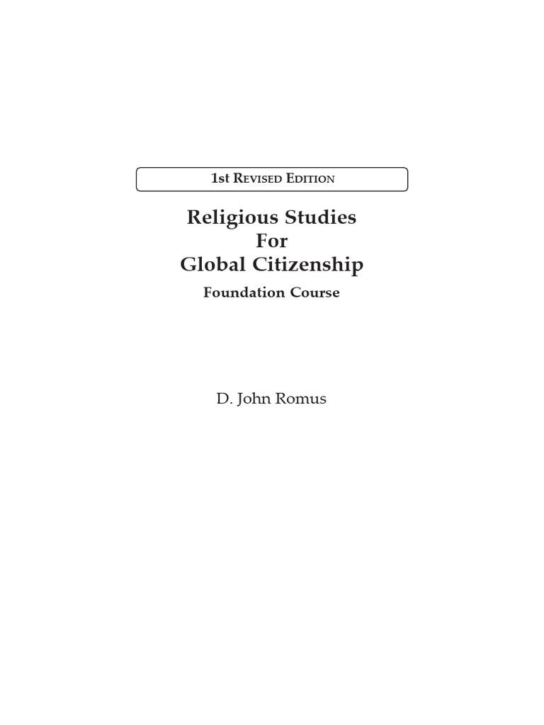 INTER-RELIGIOUS STUDIES - 1st Rev. Ed | PDF | Brahman | Ātman (Hinduism)