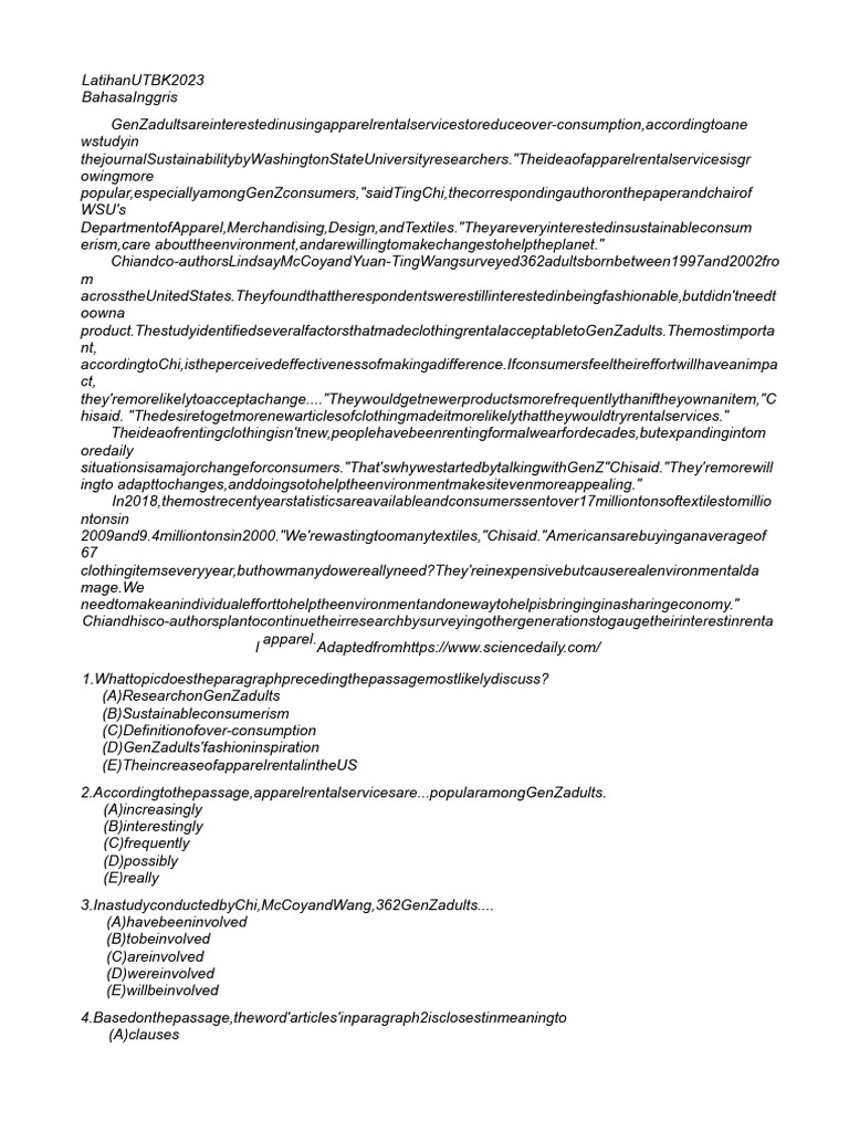 Literasi Bahasa Inggris.. | PDF | Computers