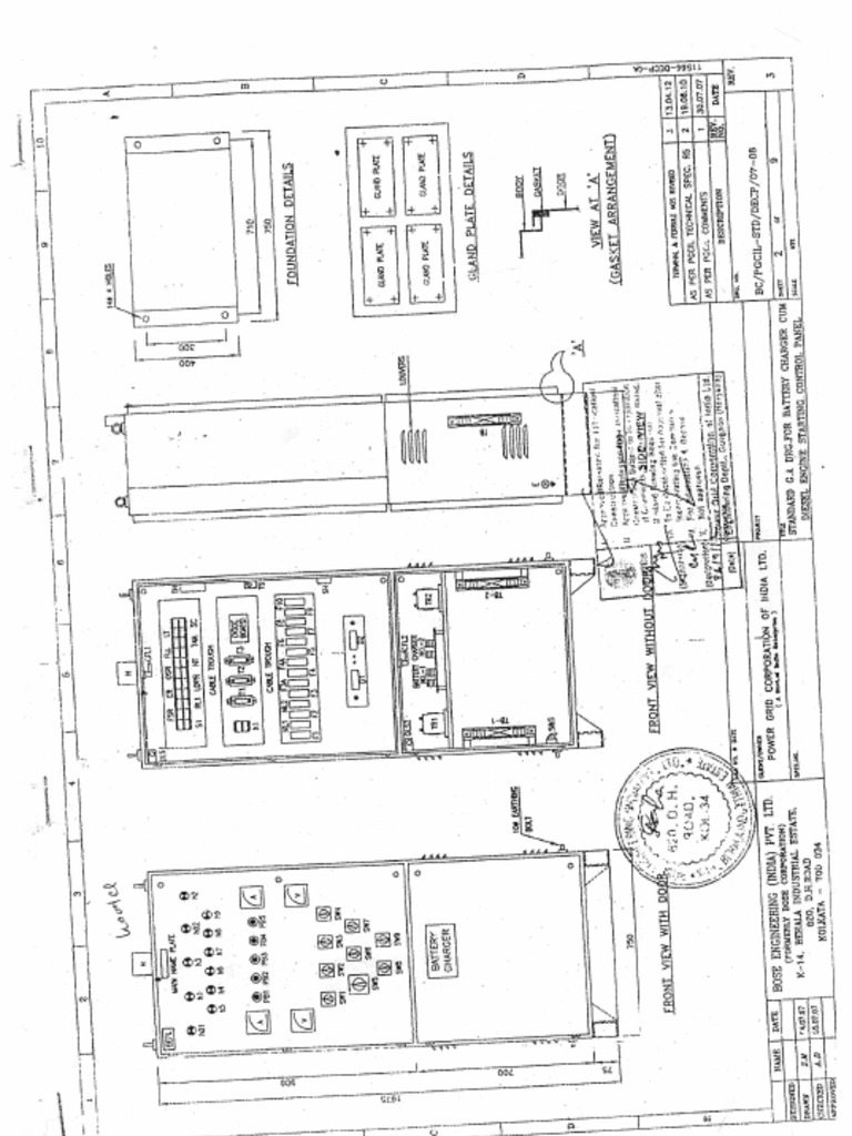 Diesel Engine Control Panel Circuit Diagram | PDF