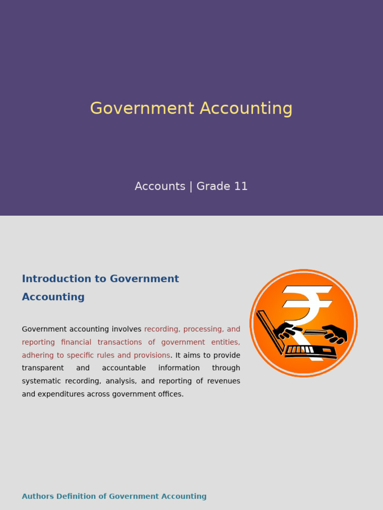 Government Accounting | PDF | Expense | Welfare