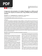 Mehlich 3 Soil Nutrient Extraction | PDF | Filtration | Spectrophotometry