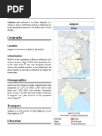 West Bengal Political Map Chart | PDF