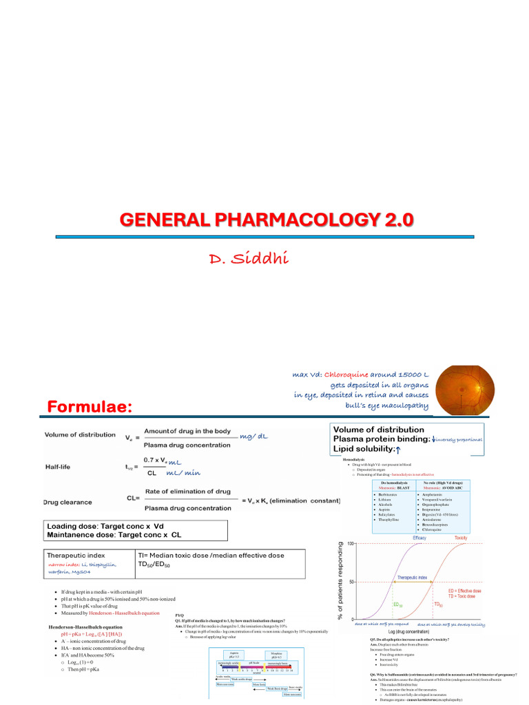 General Pharma 2.0 | PDF | Pharmacology | Clinical Medicine