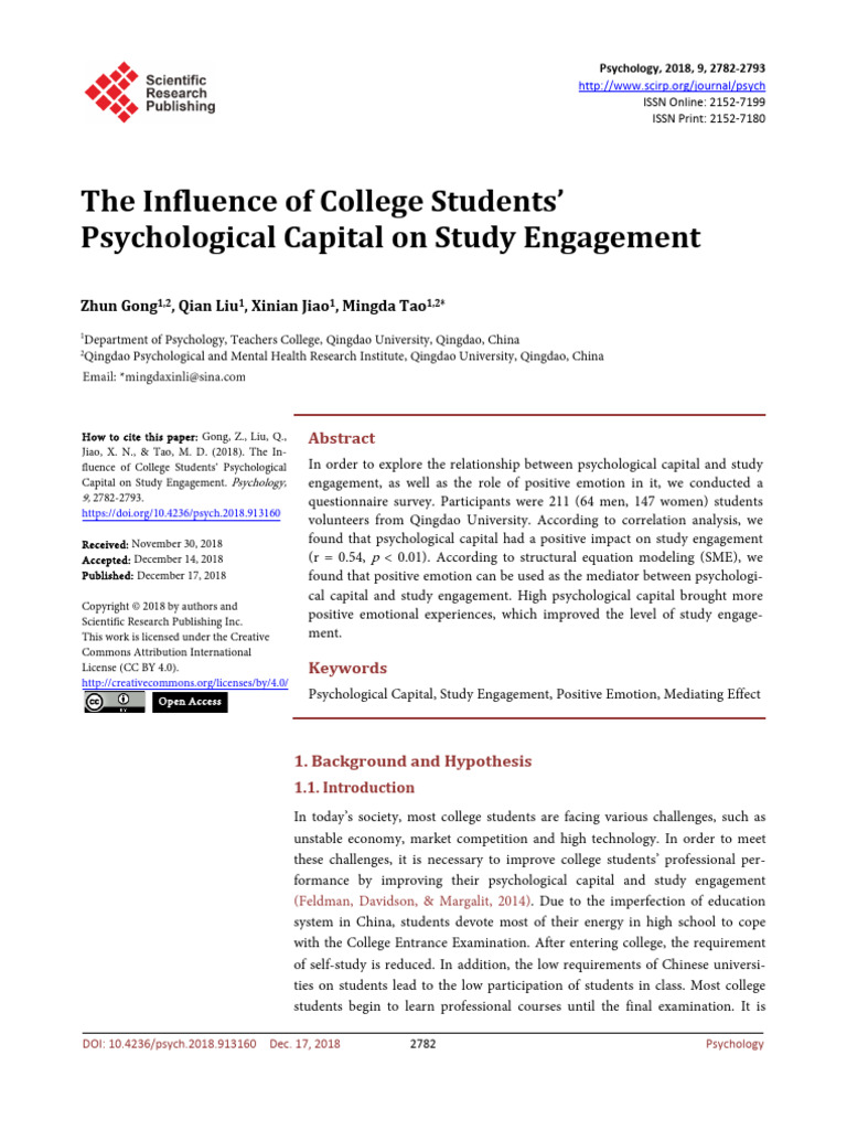 PSYCH_2018121414564306 | PDF | Student's T Test | Statistical Analysis