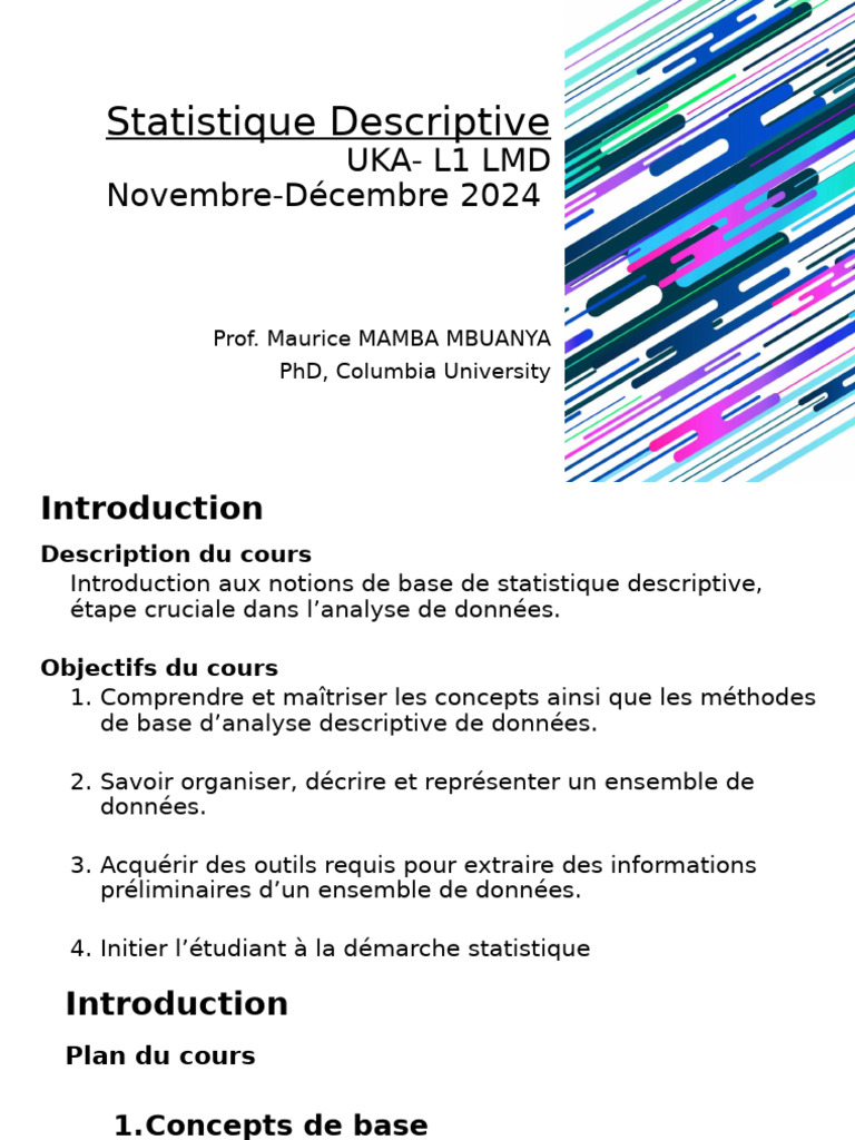 Introduction & Chapitre 1 | PDF | Statistiques | Analyse de régression