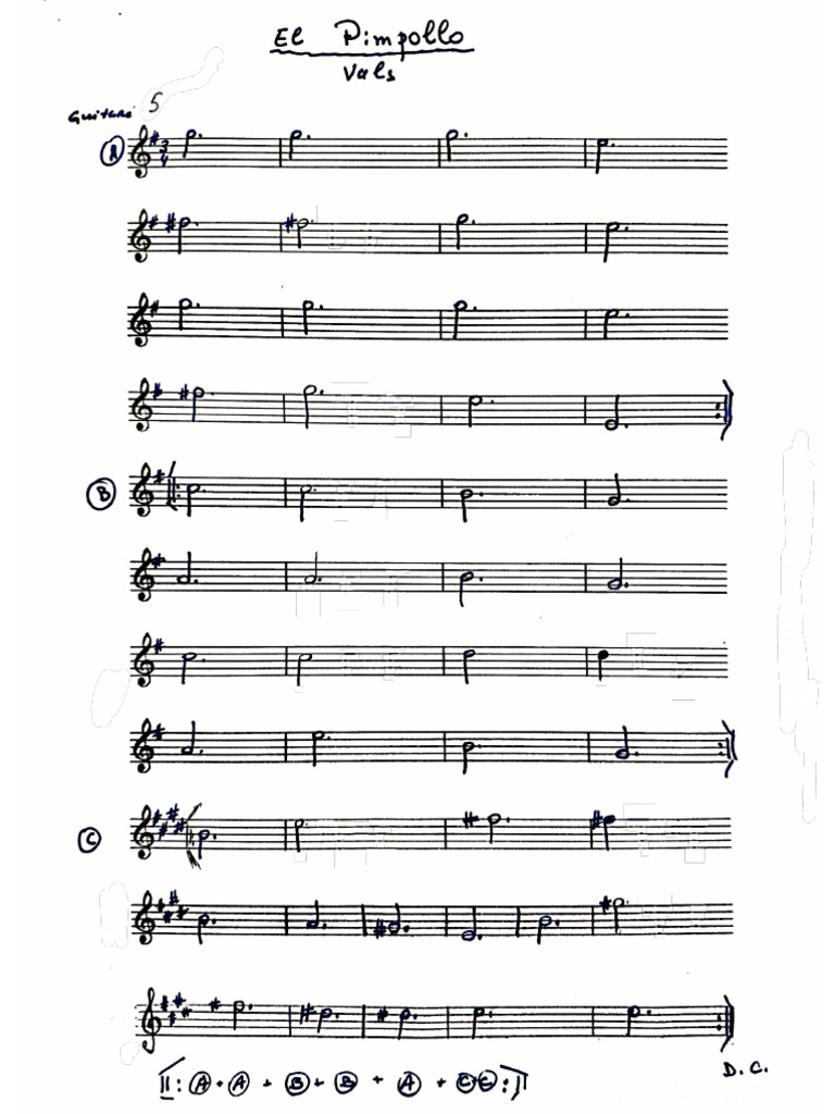 El Pimpollo Guitare 5 | PDF