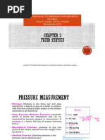 Fluid Statics PDF | PDF | Pressure | Pressure Measurement