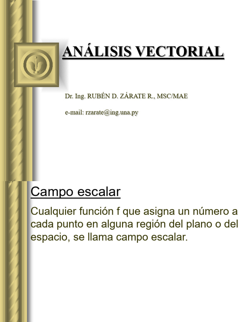 Analisis Vectorial 24 | PDF | Integral | Vector Euclidiano