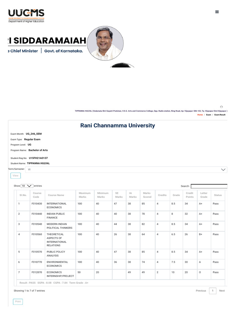 UUCMS - Unified University College Management System | PDF | Qualifications